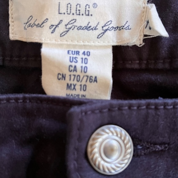 Label of Graded Goods L.O.G.G. | Pants & Jumpsuits | Euc Logg Black Skinny Pants | Poshmark